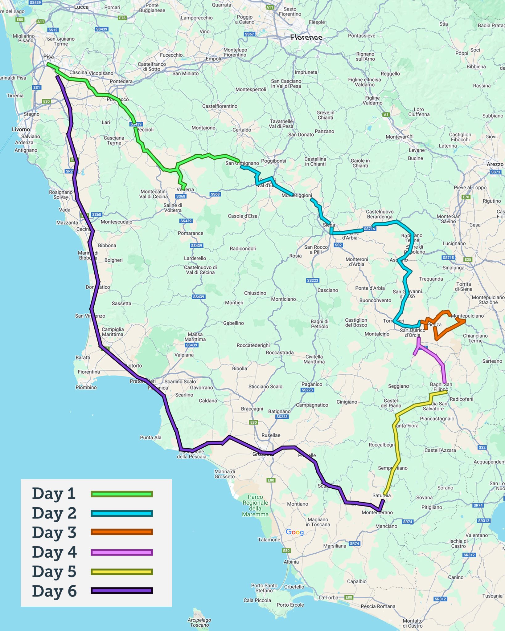 How to plan 7 day Tuscany road trip - my perfect itinerary - Aga on the run