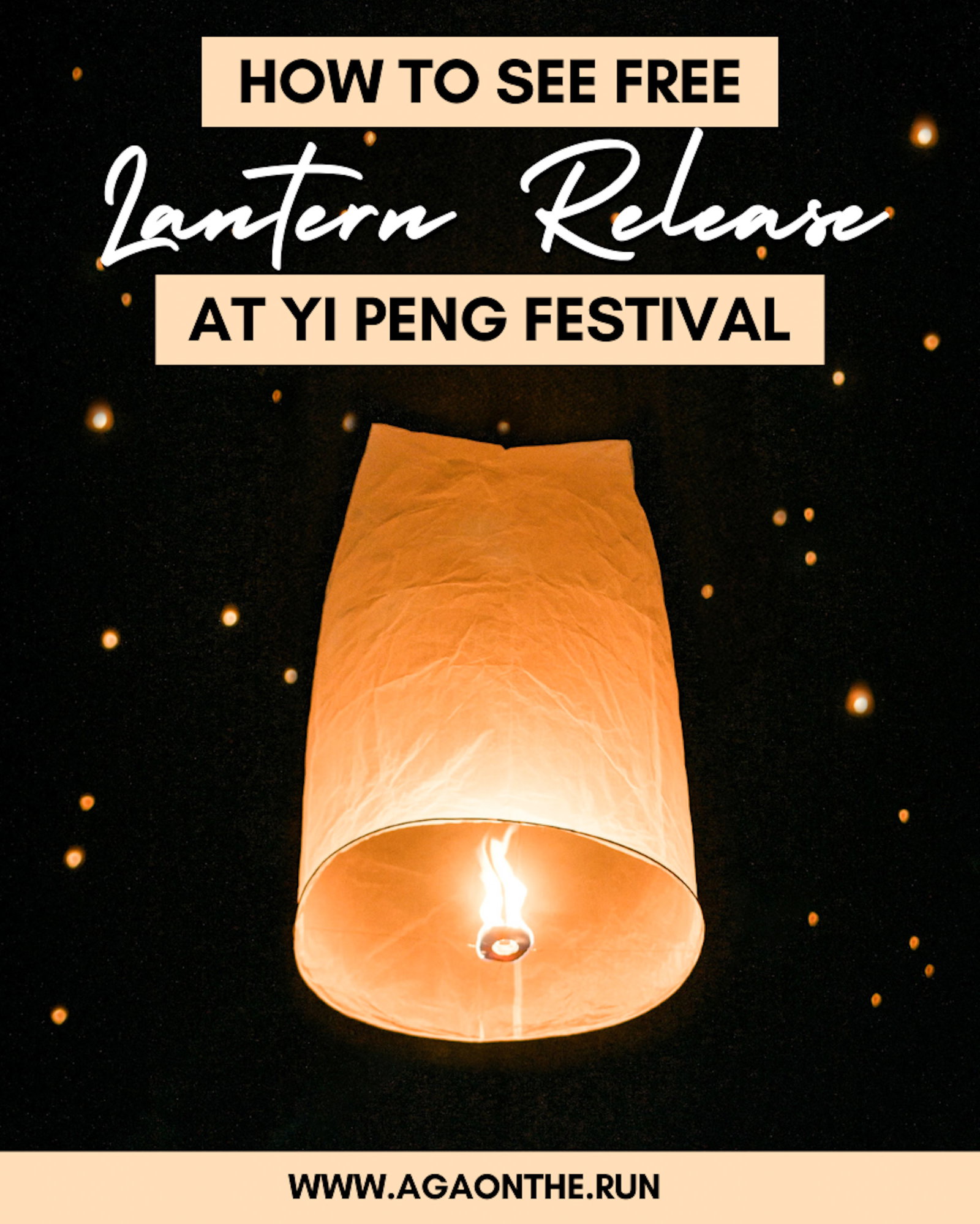 How to see free lantern release at Yi Peng Festival in Chiang Mai - Aga ...